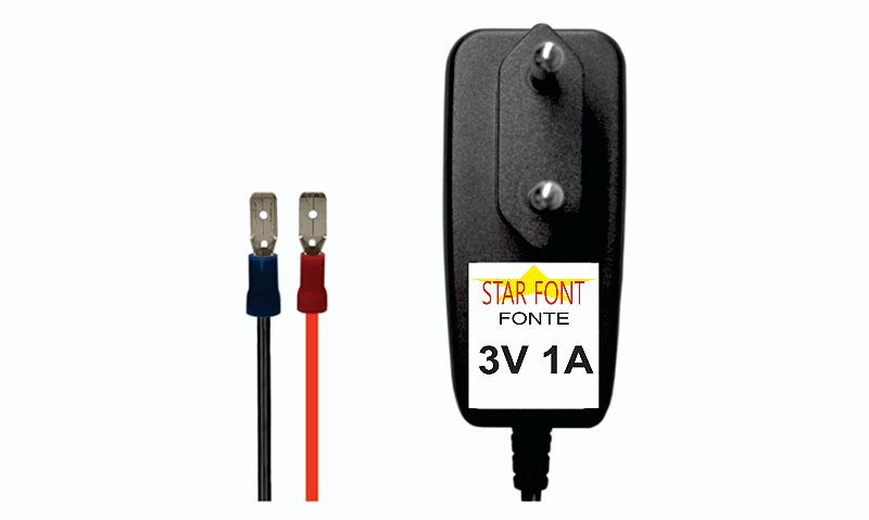 Fonte 3v DC 1a Para Aquecedores A Gás 3v Eliminador De Pilhas - Starfont