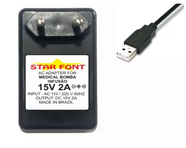 Carregador Fonte Bomba De Infusão Mdkmed Medical - Starfont