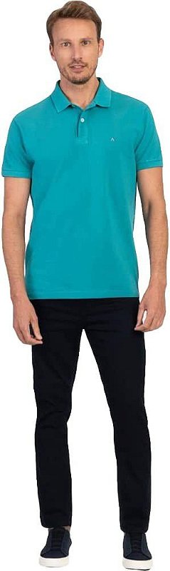 POLO ARAMIS- AZUL TURQUESA - Lojas Trend