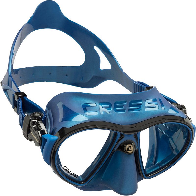 Máscara de Mergulho Cressi Zeus - Cobalt - ILHA DA PESCA