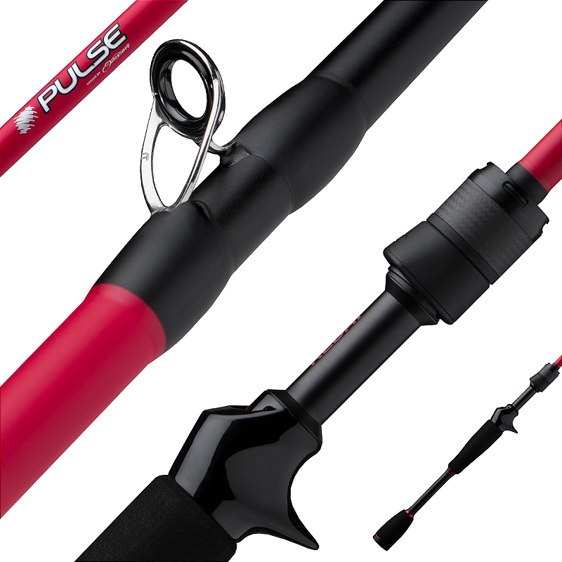 Vara Redai Pulse 6'5 (1,96m) 10-17lb - 1 parte - Carretilha - ILHA DA PESCA