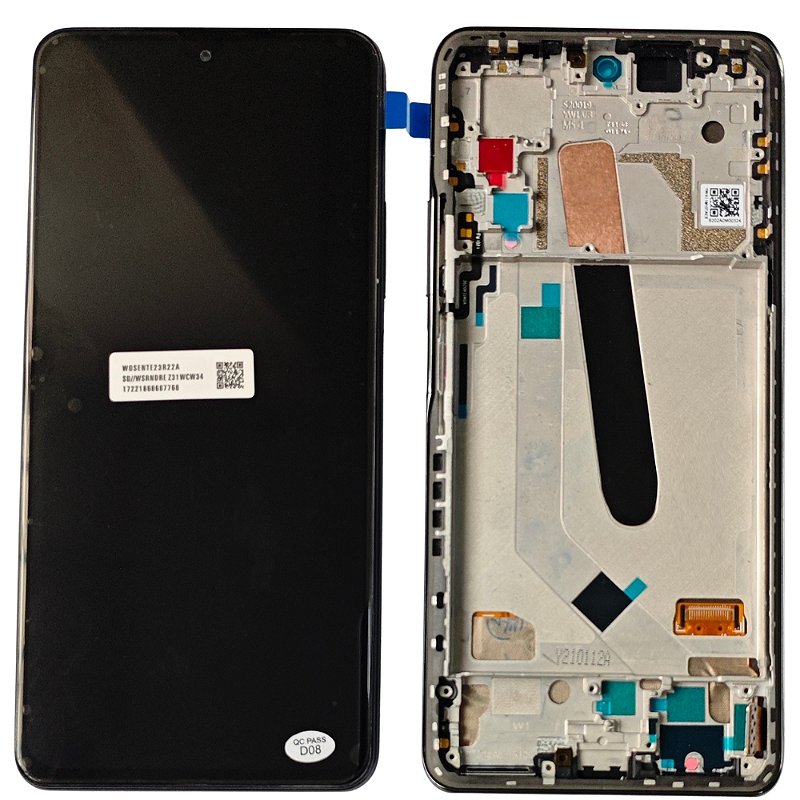 Frontal Tela Display Xiaomi Poco F3 Com Aro Amoled - X3 Distribuidora ...