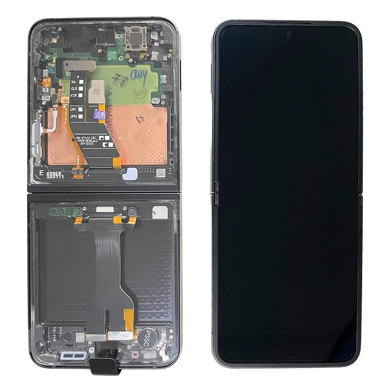 Frontal Tela Display Samsung Z Flip 6 F741 Com Aro Original - X3 ...