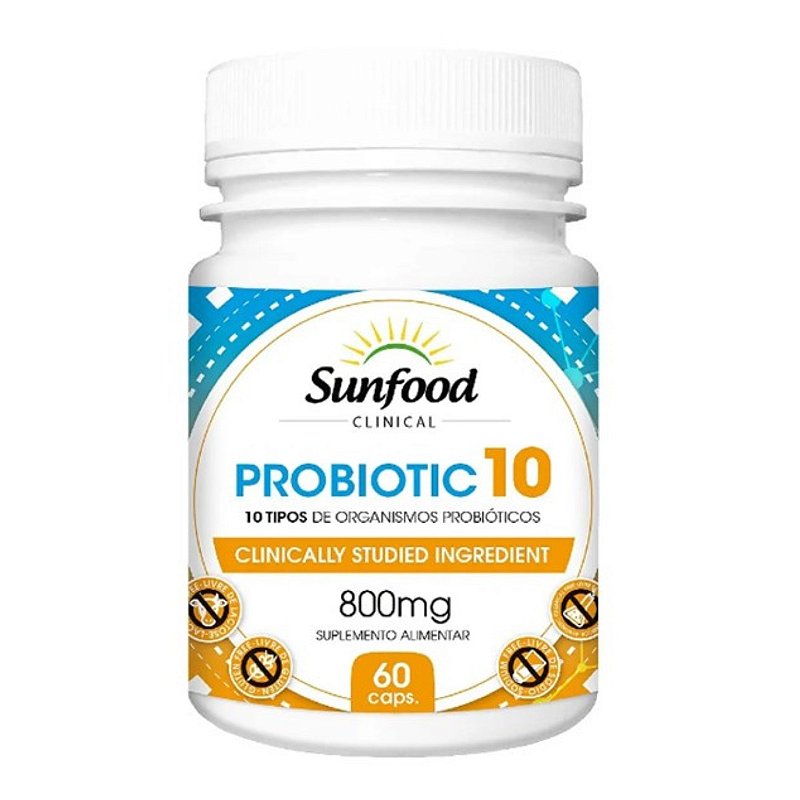 Probiotic 10 Sunfood - CASA DOS ELETRODOS