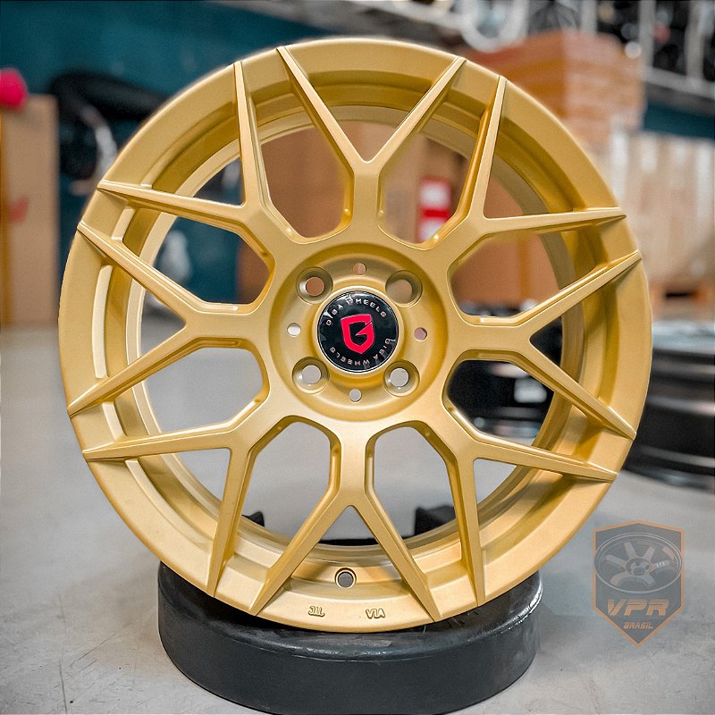Jogo de rodas Gisa Nurburgring 2.0 - 18x8" - 4x100 - VPR Brasil