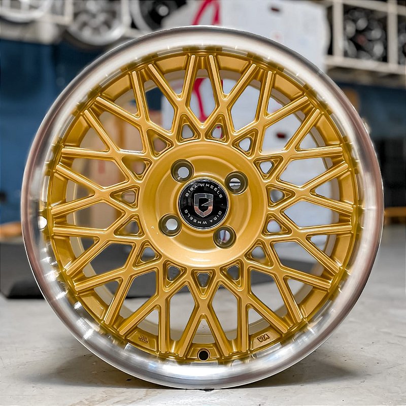 Jogo de rodas Gisa Mesh - 16x7" - 4x100 - VPR Brasil