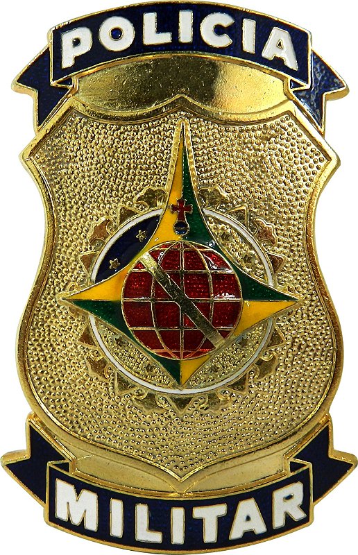 DISTINTIVO DE PEITO - PM DF - Miguel Hernandez