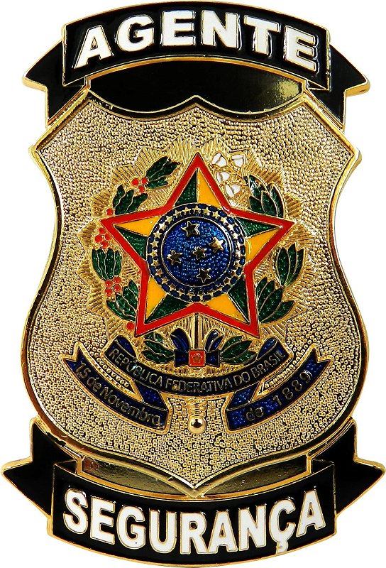 DISTINTIVO DE PEITO - AGENTE SEGURANÇA - Miguel Hernandez