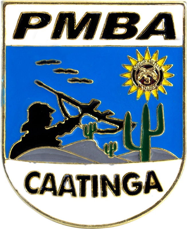 DISTINTIVO DE BOLSO - PM BA CAATINGA - Miguel Hernandez
