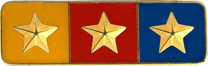 BARRETA - 3 ESTRELAS AMARELO, VERMELHO E AZUL - Miguel Hernandez