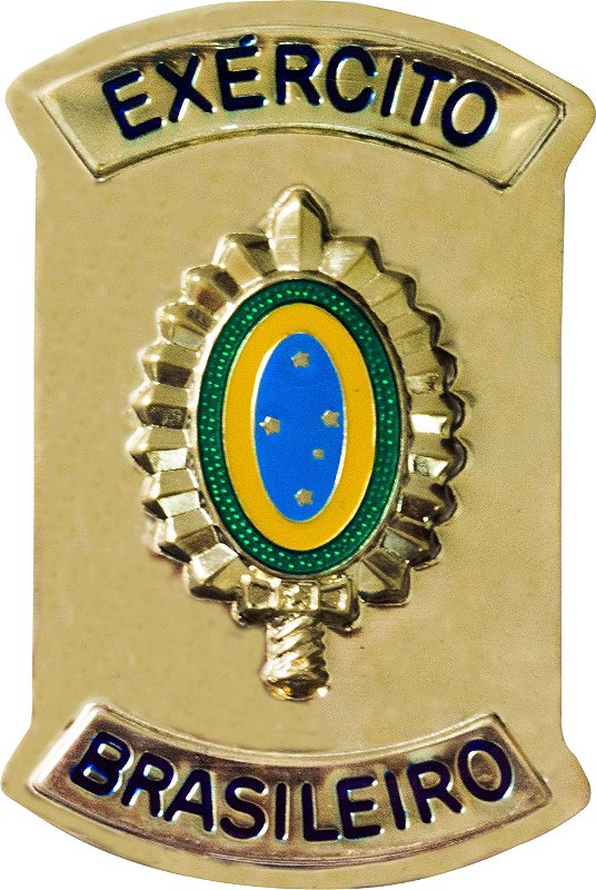 CHAPA CARTEIRA - EXÉRCITO BRASILEIRO COM BRASÃO - Miguel Hernandez