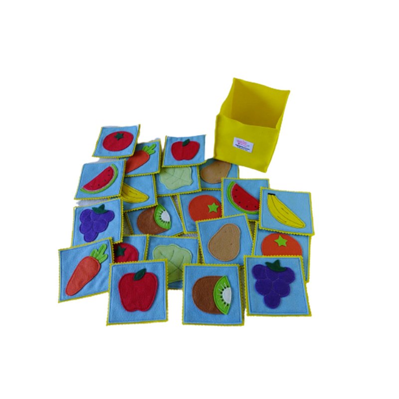 Jogo da Memória dos Alimentos - Ana Patricia - Ateliê Criativo