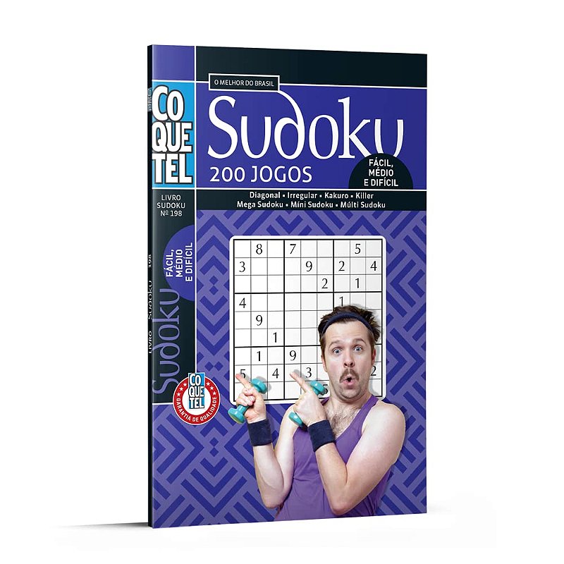 Livro Coquetel Sudoku FC/MD/DF Ed 198 - Coquetel - Editora Pixel ...