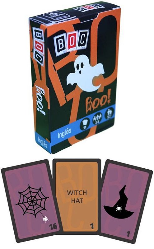 Boo! - Box Of Cards - 51 Cartas - Boc 21 - Livraria Internacional SBS