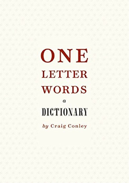 One Letter Words A Dictionary SBS one-letter-words-a-dictionary-sbs