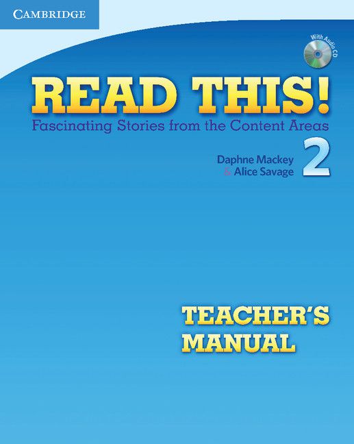Read This! 2 - Teacher's Manual With Audio CD - Livraria Internacional SBS