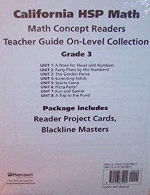 Math Reader Collection Grade 3: On Level Math Reader - Livraria ...