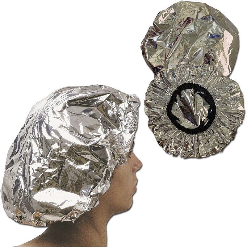 Touca Térmica Metalizada para Hidratação | Tratamento Capilar | Cabelo ...