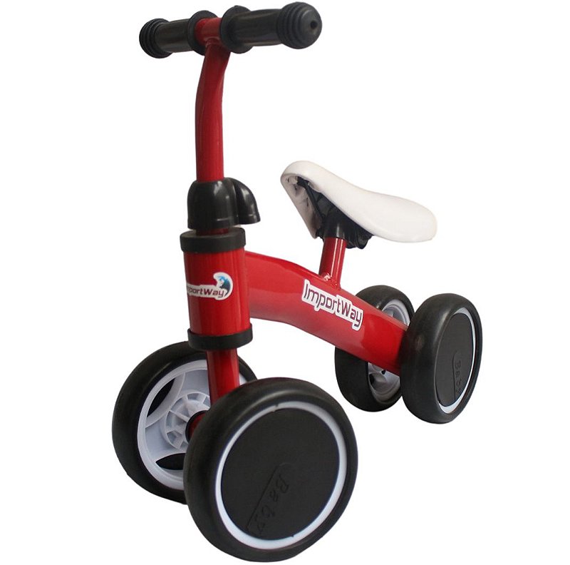 Triciclo Balance Infantil Vermelho - Importway - Auto Equip