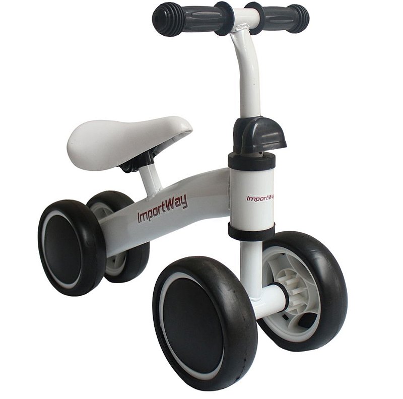 Triciclo Balance Infantil Branco - Importway - Auto Equip