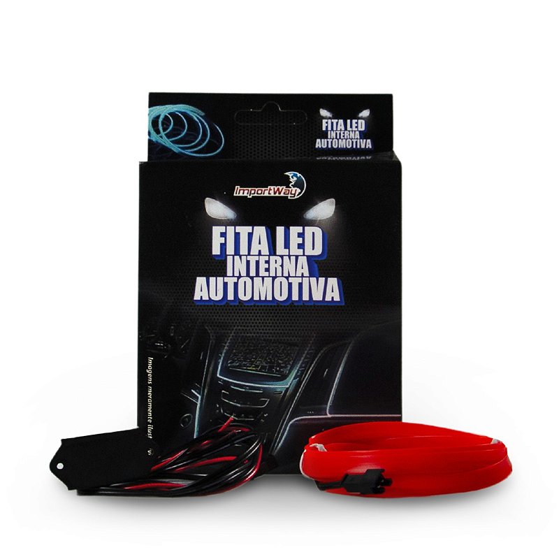 Fita Led Neon Automotivo Vários Tamanhos e Cores 1m - Importway - Auto ...