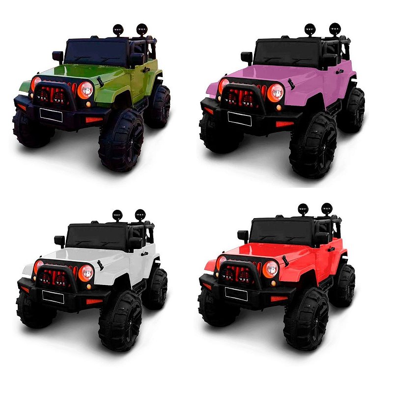 Mini Jipe Elétrico infantil 12v c/ Controle - Importway - Auto Equip