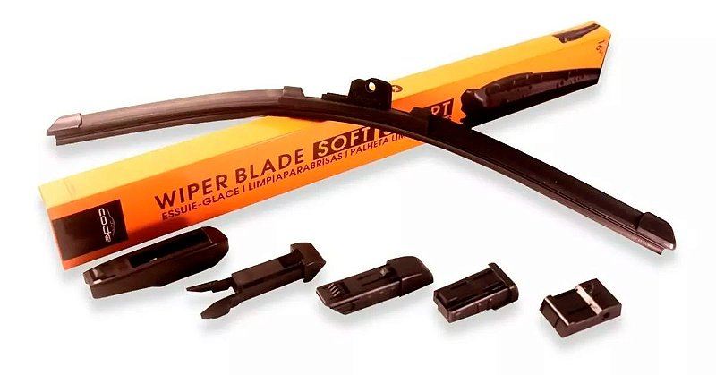 Palheta Universal Automotiva Slim Para-brisa Smart Tech One 19 Polegadas Code SL1/TL2/TL1 ...