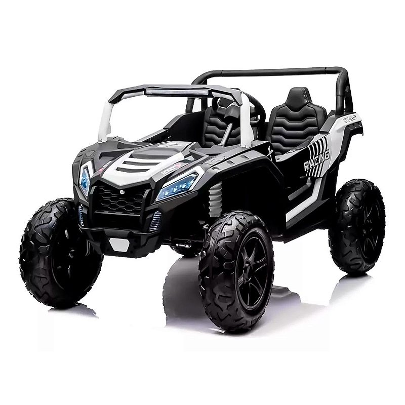 Mini Buggy Branco 24v Importway com Rodas em EVA e Bancos em Couro 2 ...