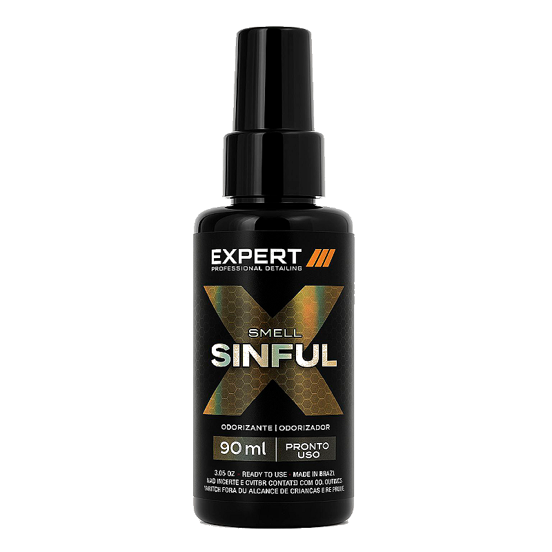 Odorizador Automotivo Spray Smell Sinful 90ml para Carro Aromatizante Premium - Expert - Auto Equip