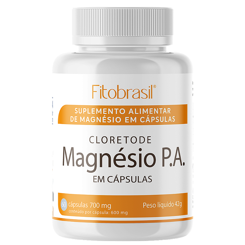 Cloreto de Magnésio 60 cáps - Fitobrasil