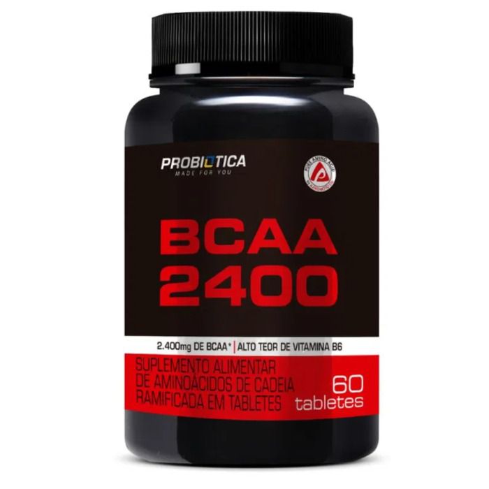 Bcaa 2400 Pote 60Tabs Probiotica - Armazém Pura Saúde Bcaa 2400 Pote 60Tabs Probiotica - Armazém Pura Saúde