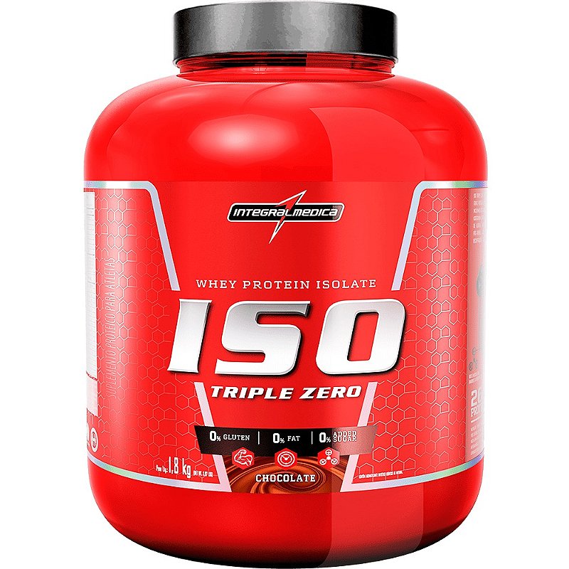 Iso Triple Zero Chocolate 1.8Kg Integralmedica - Armazém Pura Saúde