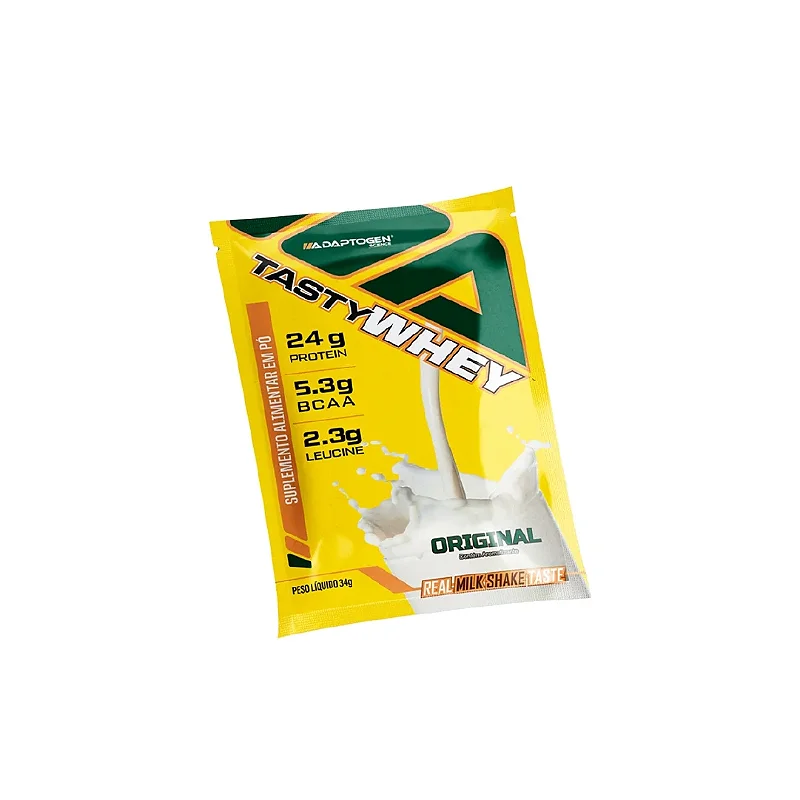 Packet Tasty Whey Original 34G Adaptogen - Armazém Pura Saúde
