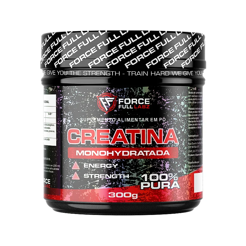 Creatina Monohydratada 300G Force Full Labz - Armazém Pura Saúde