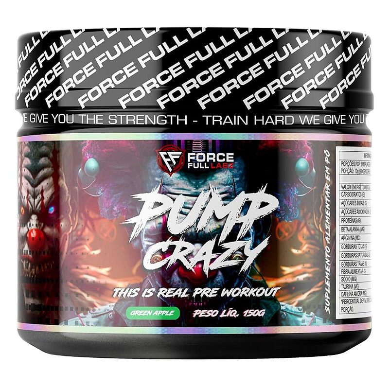 Pump Crazy Green Apple 300g – Force Full Labz - Armazém Pura Saúde