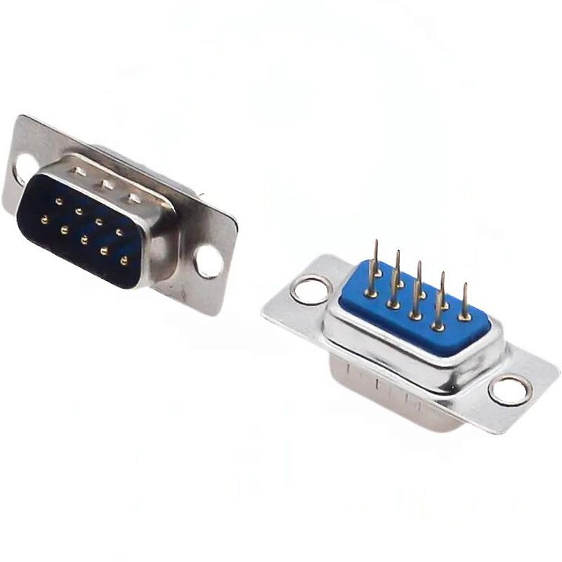 CONECTOR DB9 MACHO 180° PCI - RS COMPONENTES ELETRÔNICOS