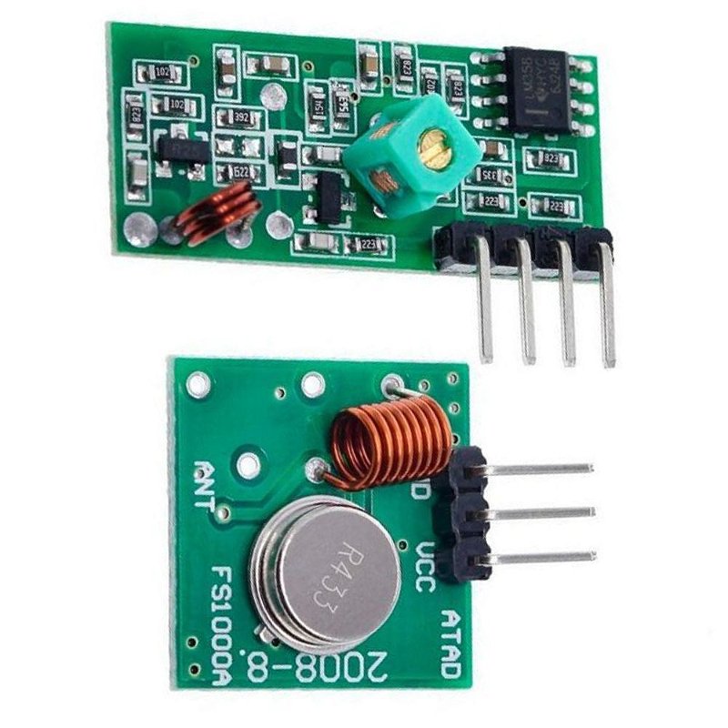 MODULO RF 433MHZ TRANSMISSOR + RECEPTOR MX-FS-03V MX-05V - RS ...