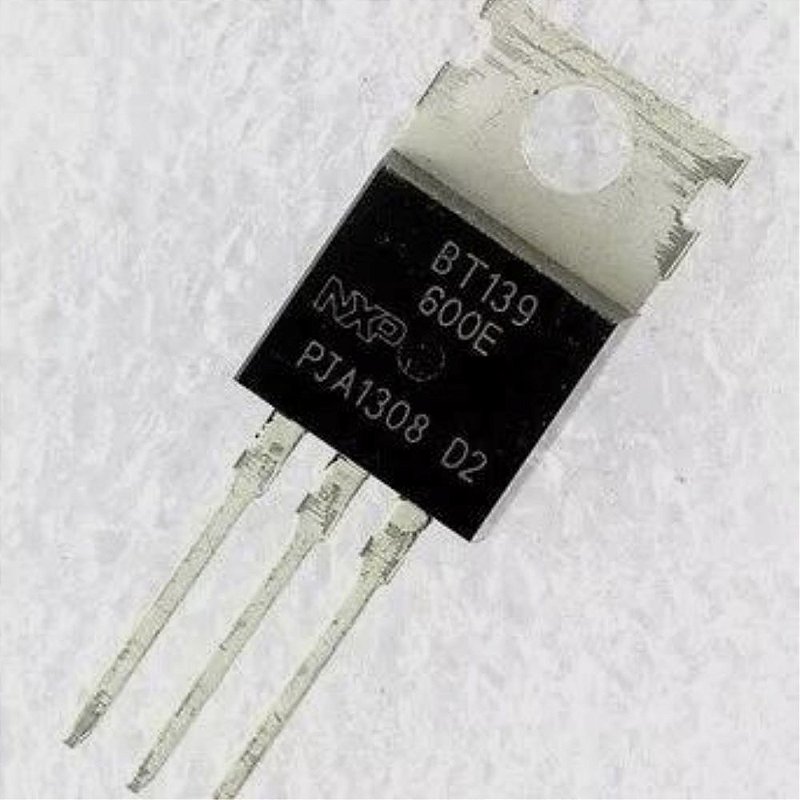 TRIAC BT139-600E 16A 600V ORIGINAL NXP - RS COMPONENTES ELETRÔNICOS