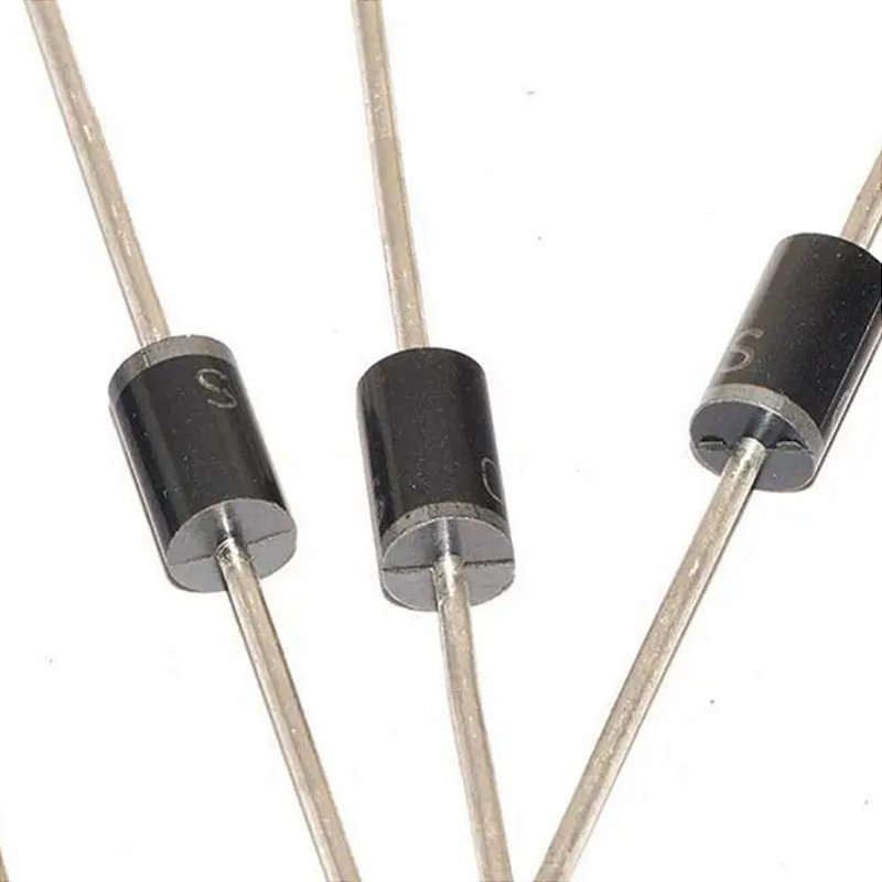 DIODO 1N5408 3A 800V - RS COMPONENTES ELETRÔNICOS