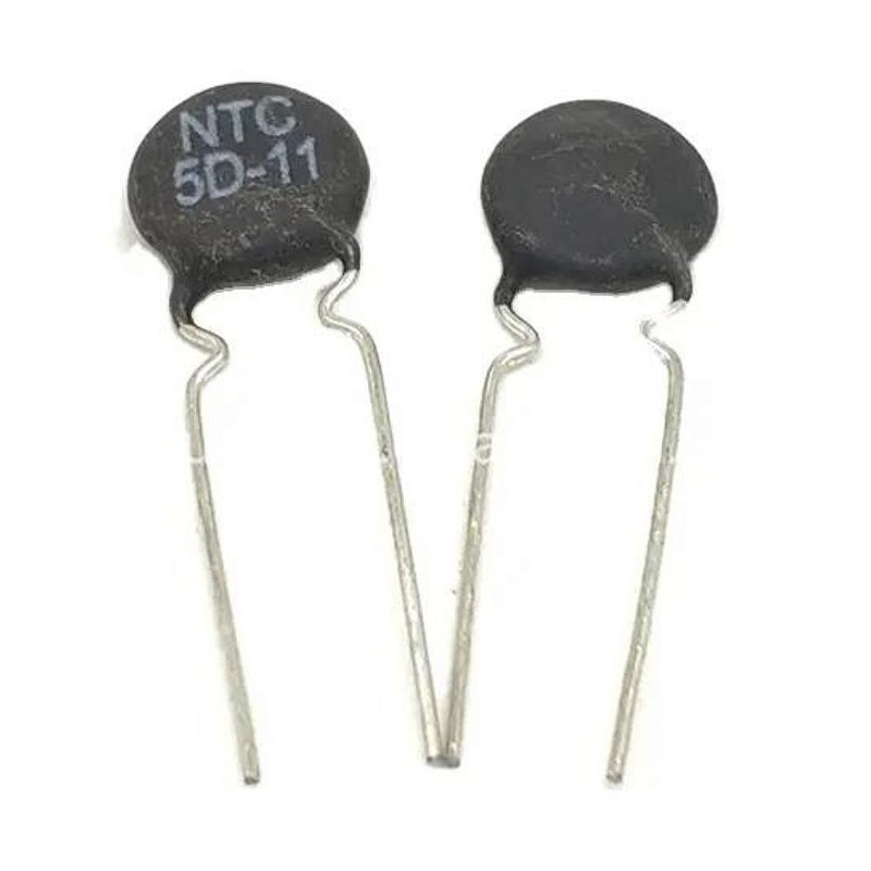 TERMISTOR NTC 5R 11MM 5D-11 - RS COMPONENTES ELETRÔNICOS