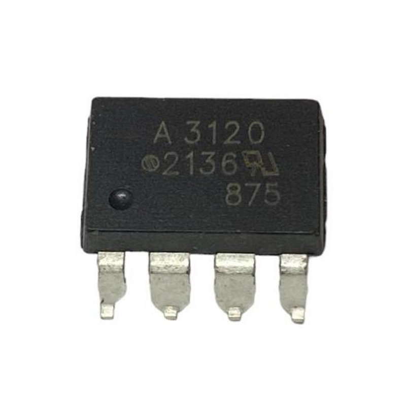 ACOPLADOR ÓPTICO A3120 HCPL3120 DIP8 - RS COMPONENTES ELETRÔNICOS