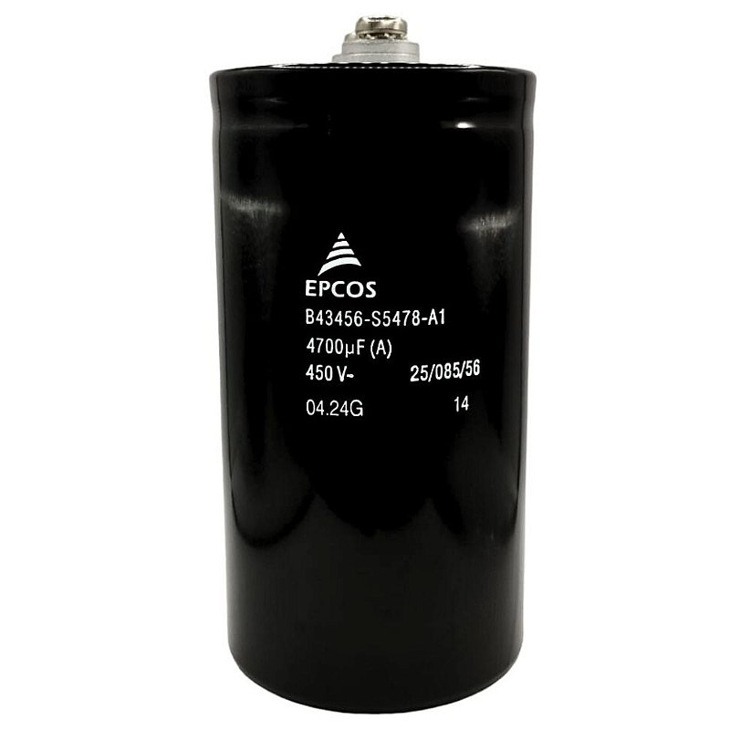 CAPACITOR GIGA-ELCO 4700UF 450V B43456S5478A1 76X143 EPCOS - RS ...