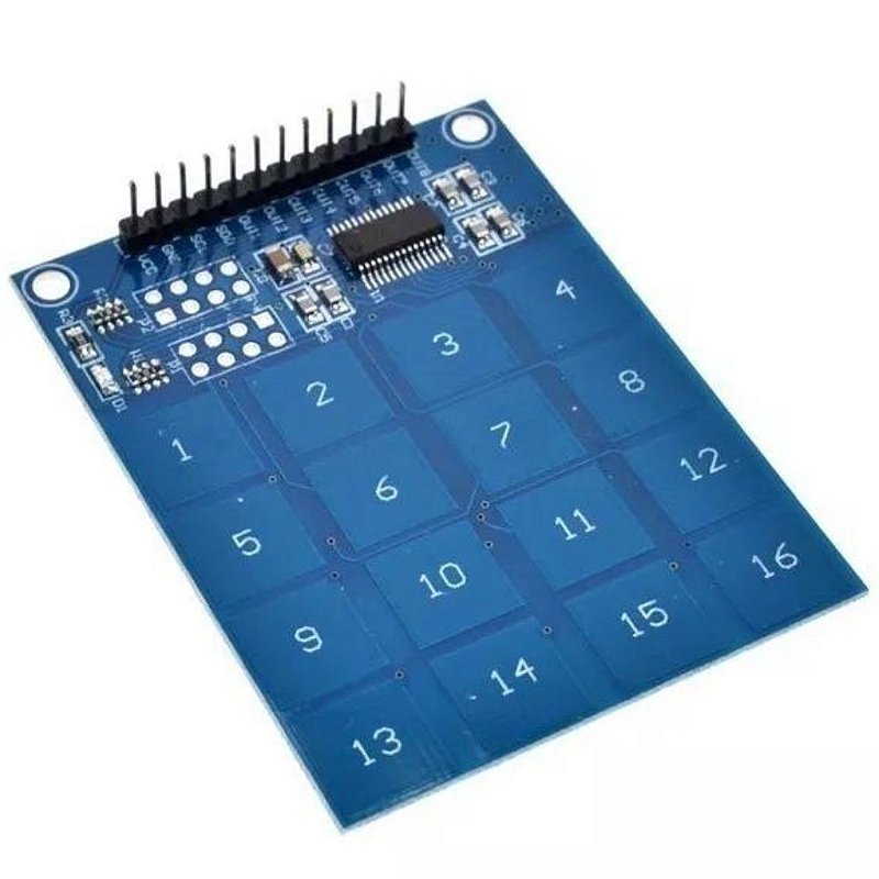 MÓDULO TECLADO TOUCH CAPACITIVO TTP229 16 TECLAS - RS COMPONENTES ...