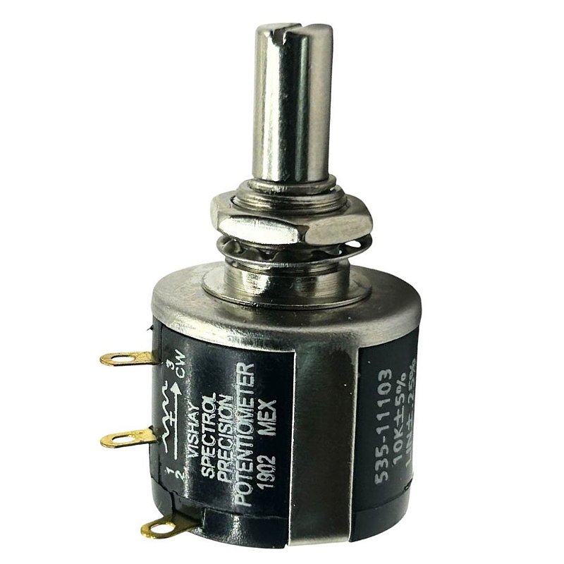 POTENCIOMETRO 10K 535-1-1-103 05 VOLTAS SPECTROL / VISHAY - RS ...