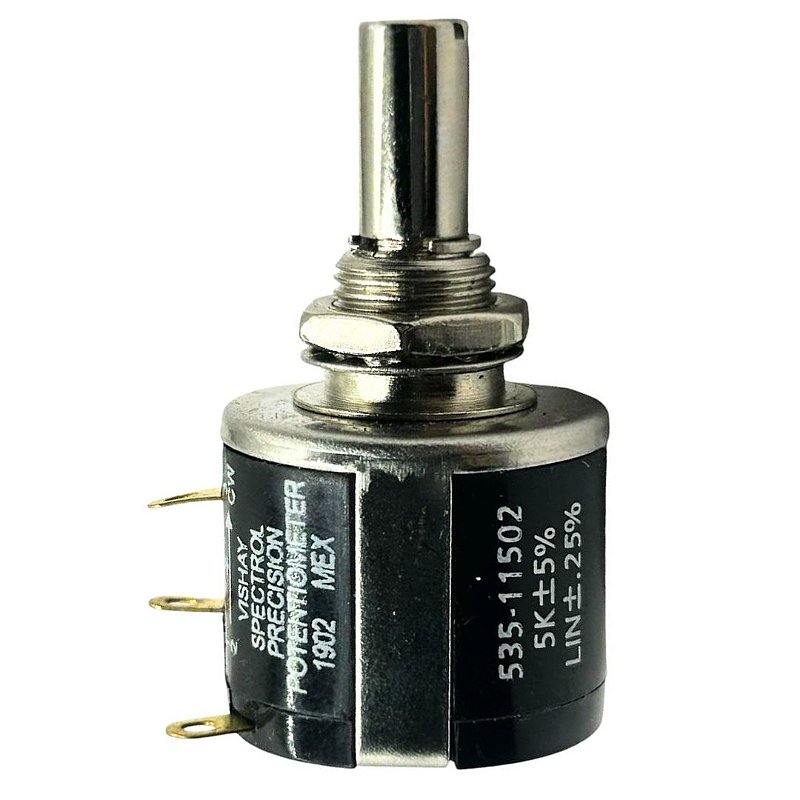 POTENCIOMETRO 5K 535-1-1-502 05 VOLTAS SPECTROL / VISHAY - RS ...