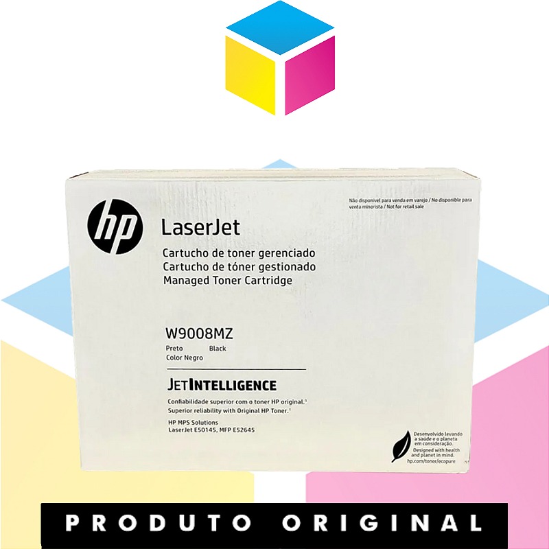 Toner HP W9008MC | W9008MZ Original | E50145dn E52645dn | 23K - THS ...