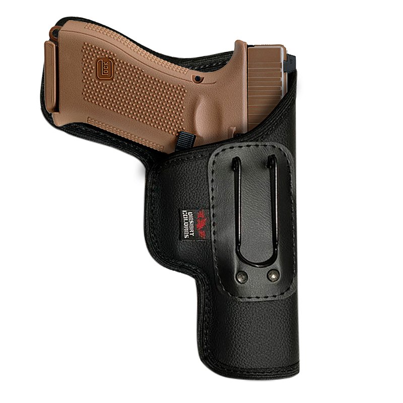 Coldre Velado P/ Pistola Glock G19X em Neoprene e Couro P.U - Desert ...