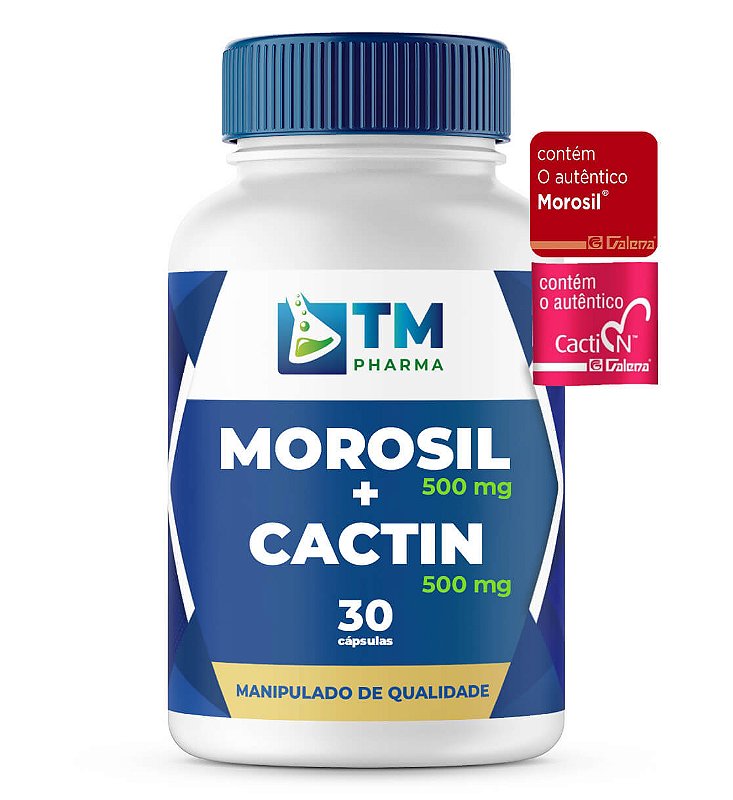 Morosil + Cactin 30 Cápsulas – Emagrecimento e Drenagem - TM Pharma ...