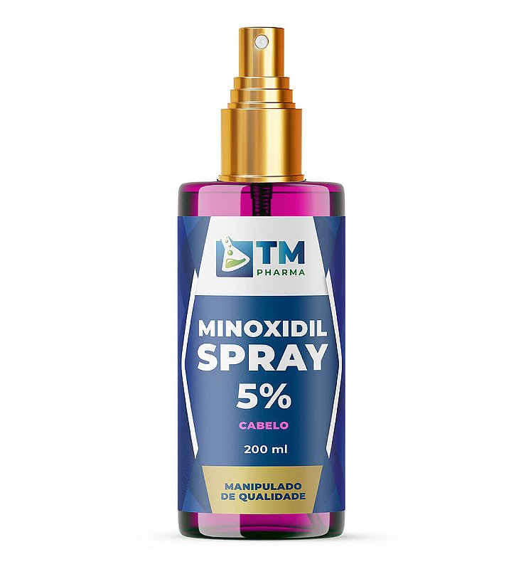 Minoxidil Spray Woman 5% 200ml - TM Pharma - Farmácia de Manipulação Online