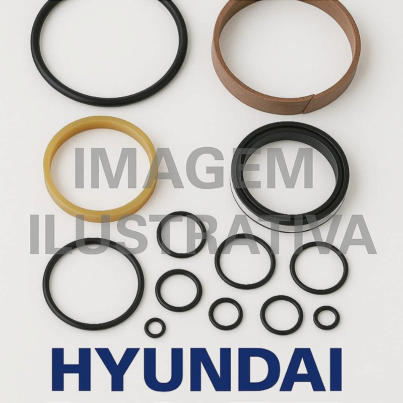 31Y1-15230 - Kit de Vedação do Cilindro Hyundai - R200W7, R210LC7 ...